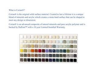 Corian wall system | PDF