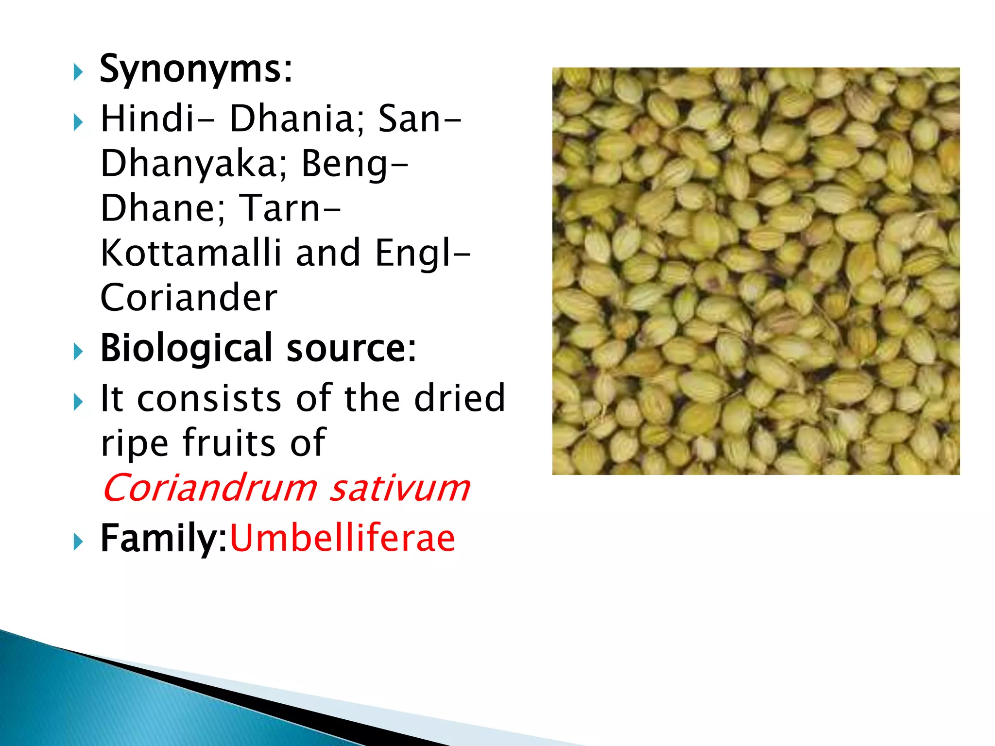 Coriender and funnel.ppt