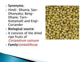 Coriender and funnel.ppt