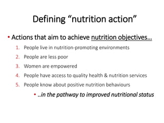 Enhancing coherence between trade policy and nutrition action | PPT