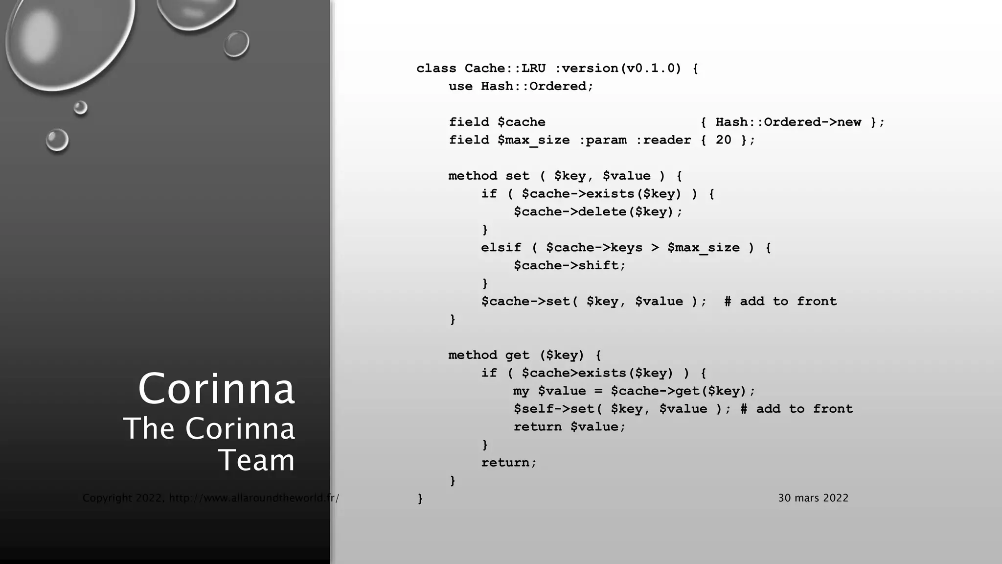 Corinna Status 2022.pptx | Programming Languages | Computing