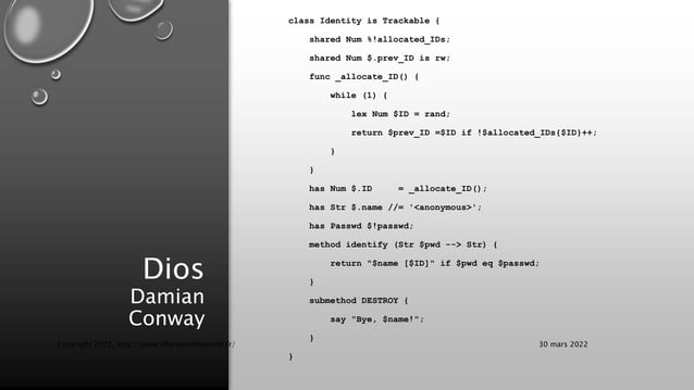 Corinna Status 2022.pptx | Programming Languages | Computing