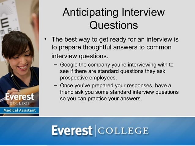 Interviewing for a Medical Assistant Job | PPT