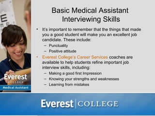 Interviewing for a Medical Assistant Job | PPT