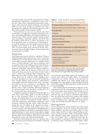 Corioamnionitis | PDF