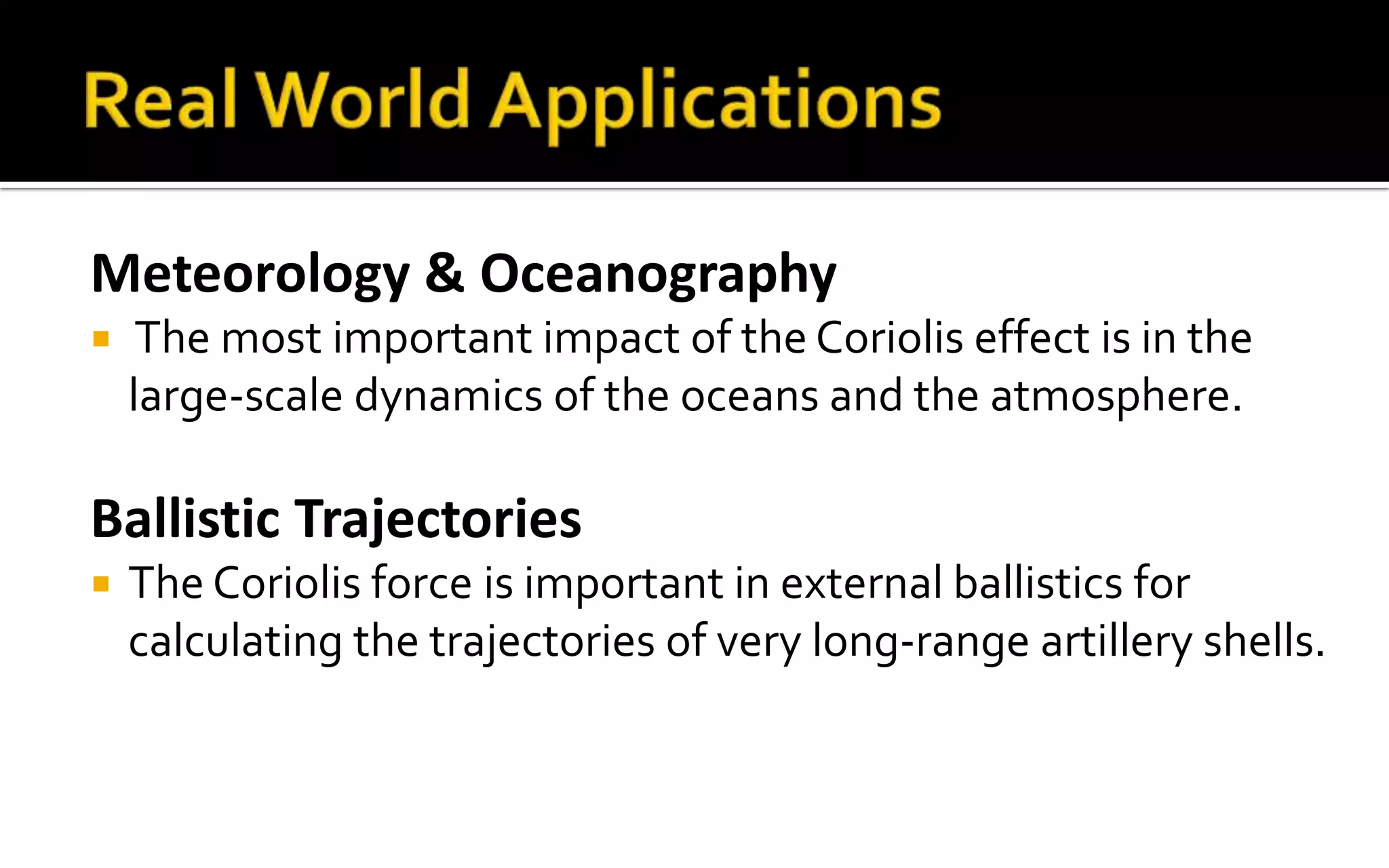 Coriolis effect | PPTX