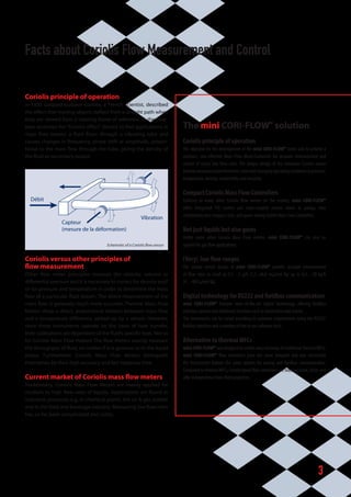 Toshniwal - Coriolis industrial mass flow meters | PDF | Physics | Science