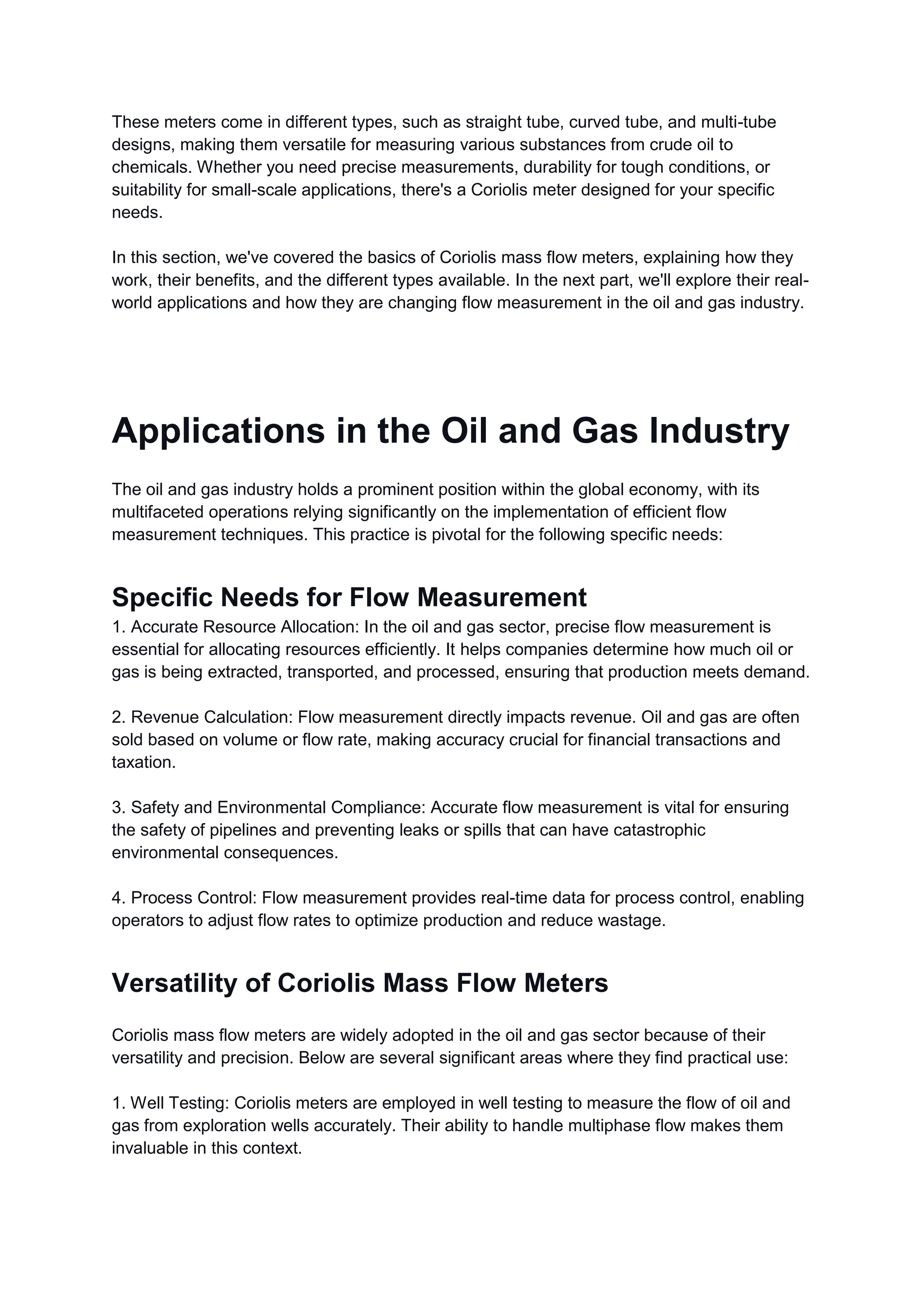 CORIOLIS MASS FLOW METER MEASURES GAS OIL.docx