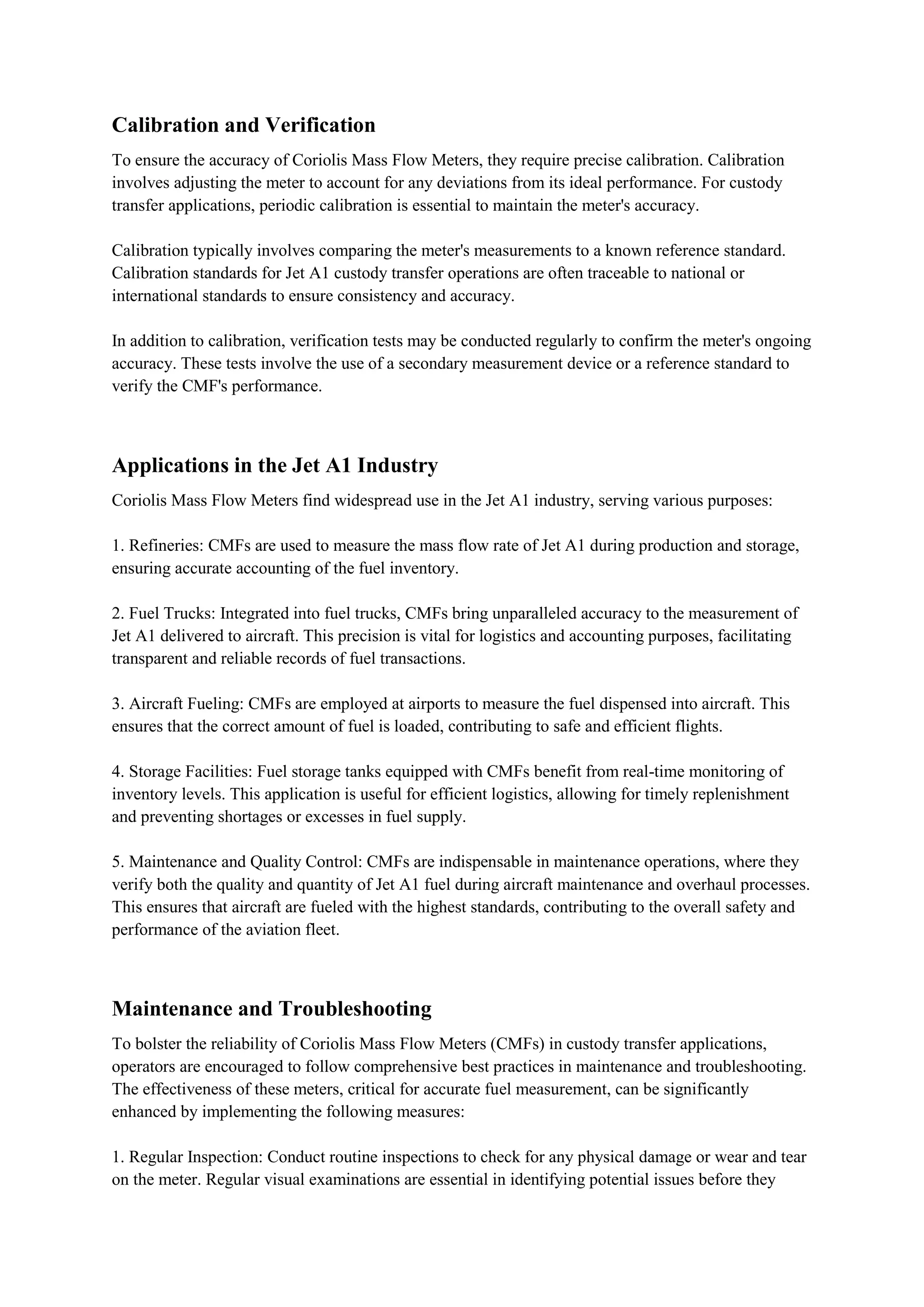 Coriolis Mass Flow Meters measure Jet A1 for custody transfer.docx