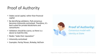 Overview of Blockchain Consensus Mechanisms | PPTX