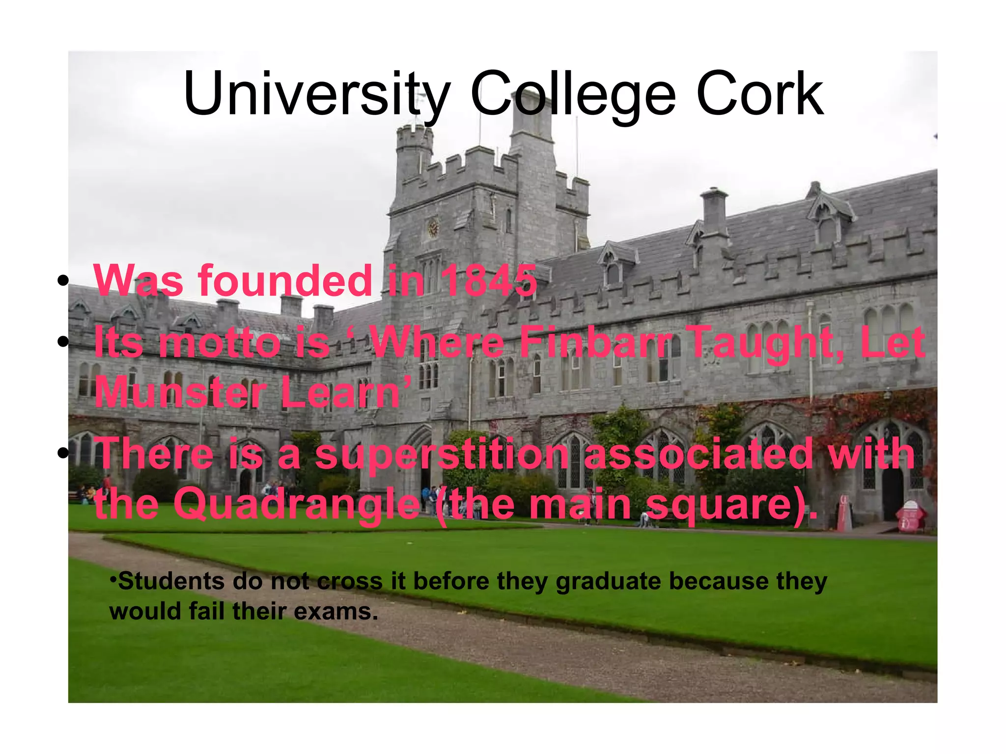 Cork discovery (ucc) | PPT