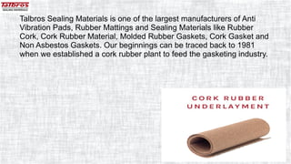 Cork rubber underlayment | PDF