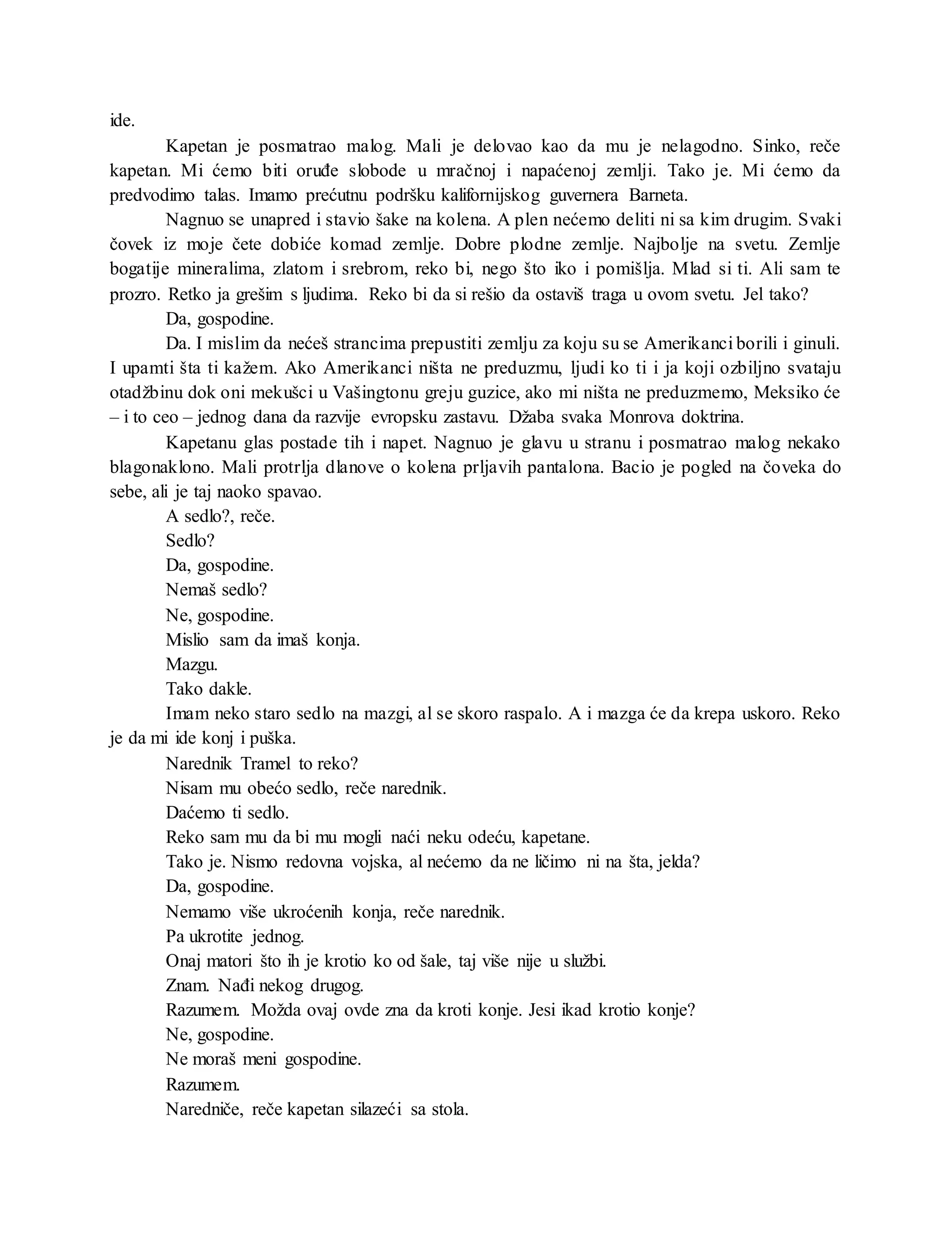 Cormac mc carthy krvavi meridijan | PDF