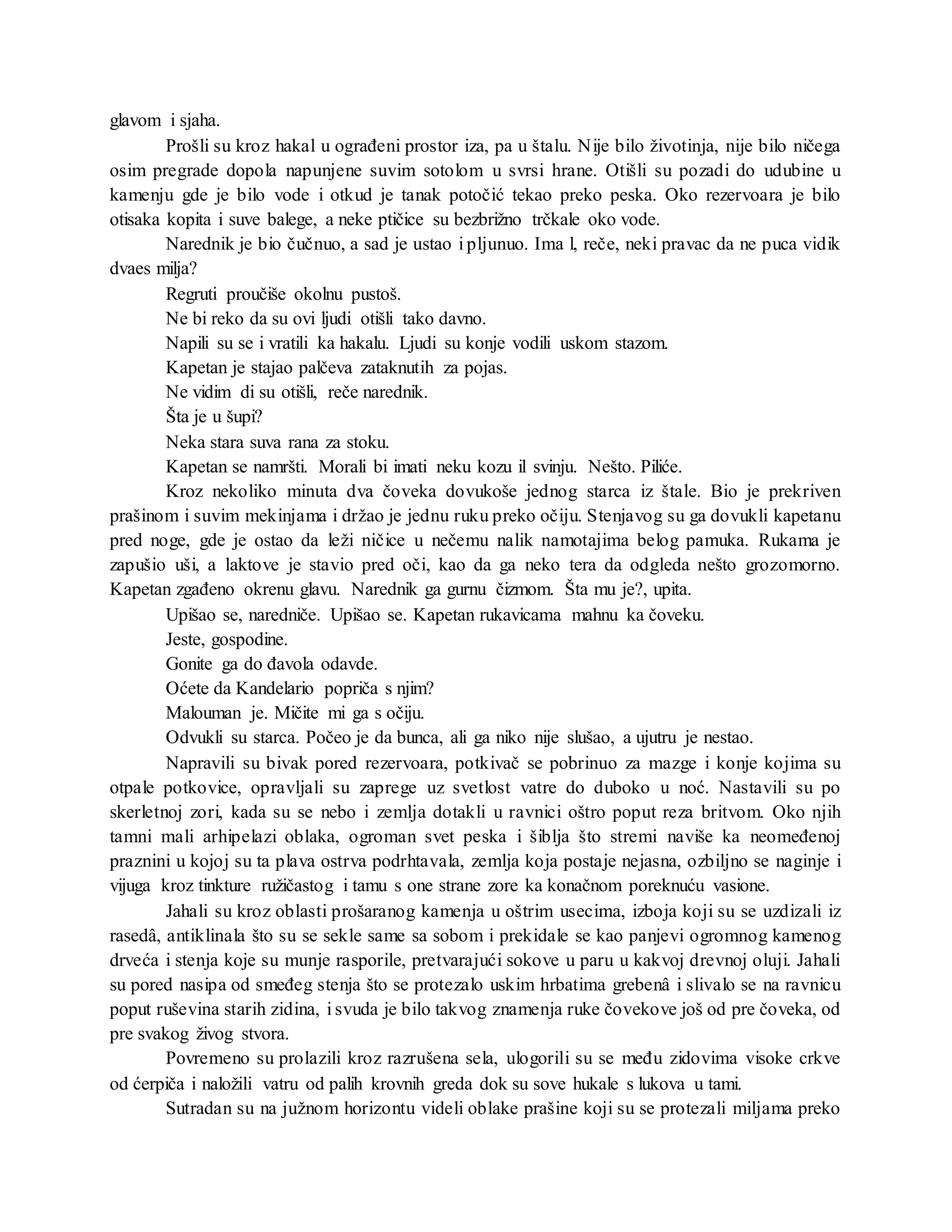 Cormac mc carthy krvavi meridijan | PDF