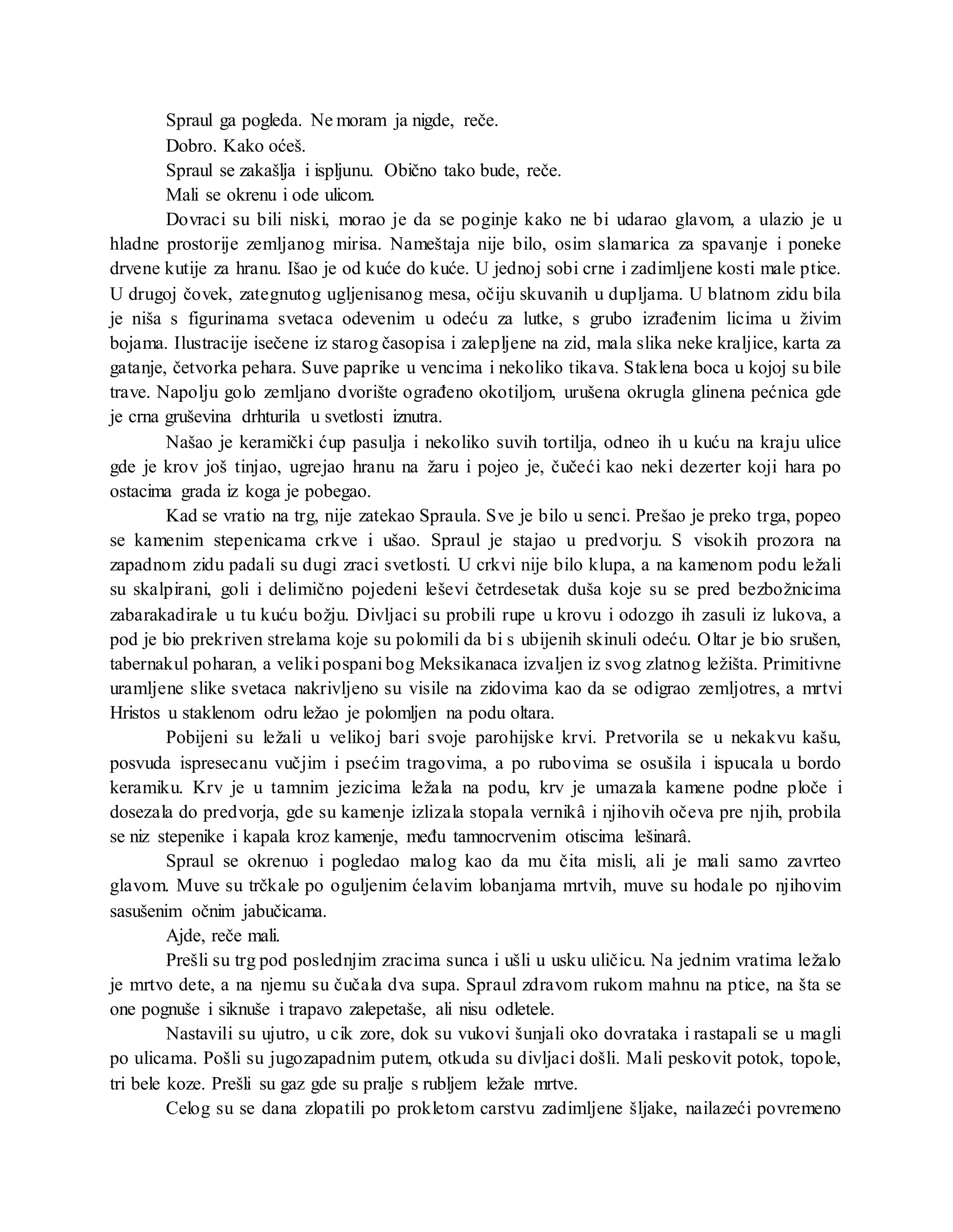 Cormac mc carthy krvavi meridijan | PDF