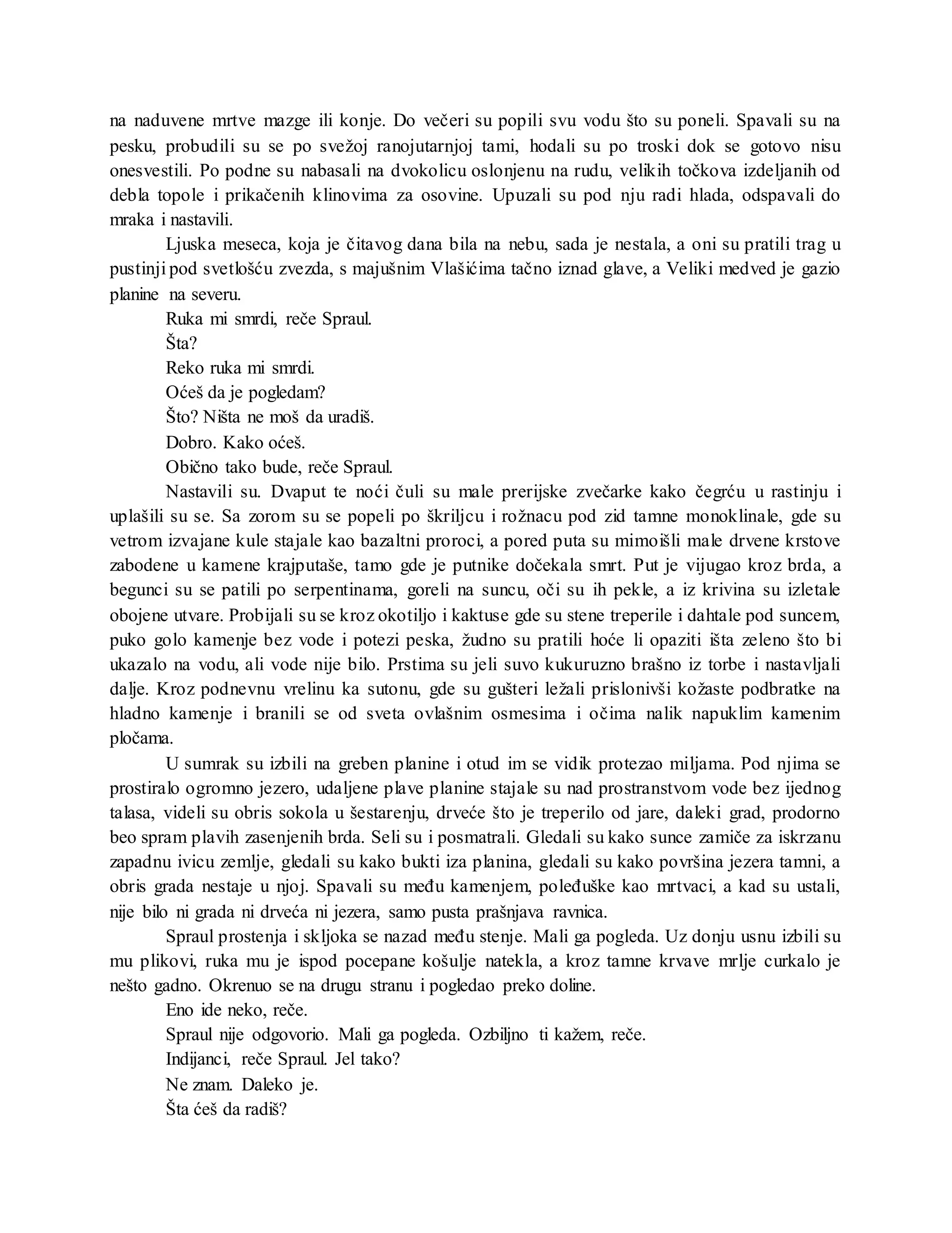 Cormac mc carthy krvavi meridijan | PDF