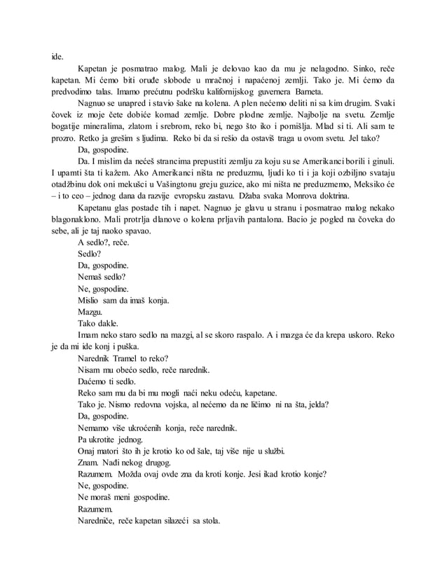 Cormac mc carthy krvavi meridijan | PDF