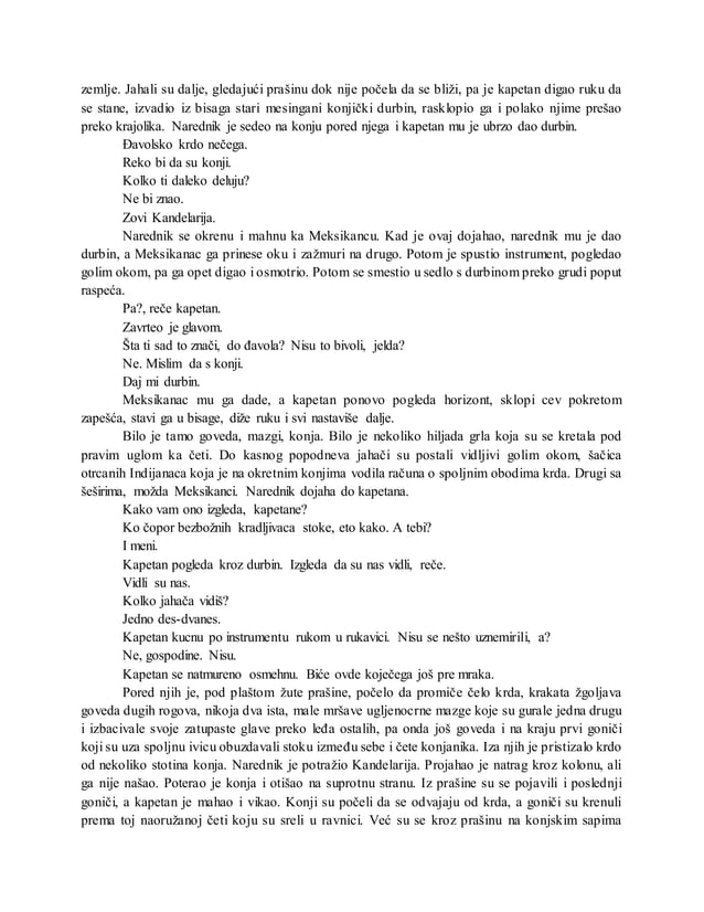 Cormac mc carthy krvavi meridijan | PDF