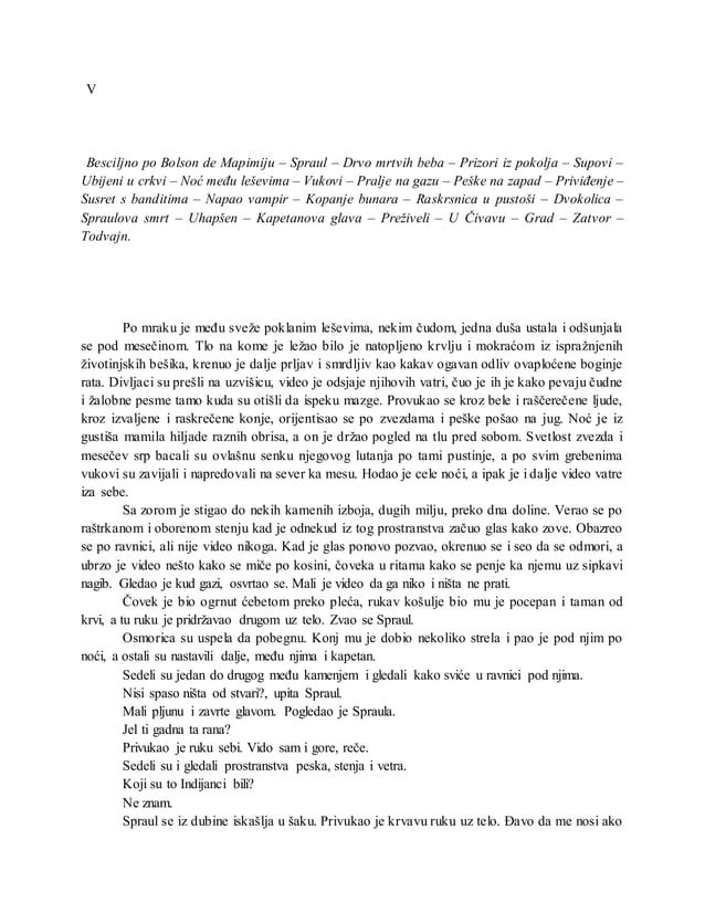 Cormac mc carthy krvavi meridijan | PDF