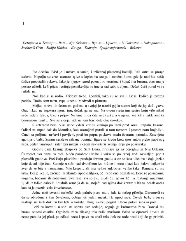 Cormac mc carthy krvavi meridijan | PDF