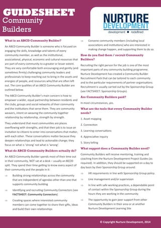 Cormac Russell ABCD Training courses report | PPT