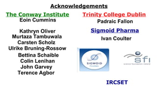 Prof. Cormac Taylor, UCD Conway Institute | PPT