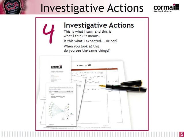 corma‘s Investigative Approach | PPT