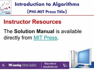 INTRODUCTION TO ALGORITHMS Third Edition | PDF | Secondary Education | Education