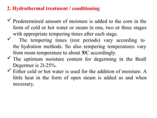 Corn milling process (equation involved janana hha ) | PPT