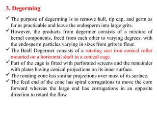 Corn milling process (equation involved janana hha ) | PPT