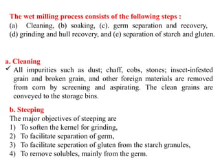 Corn milling process (equation involved janana hha ) | PPT