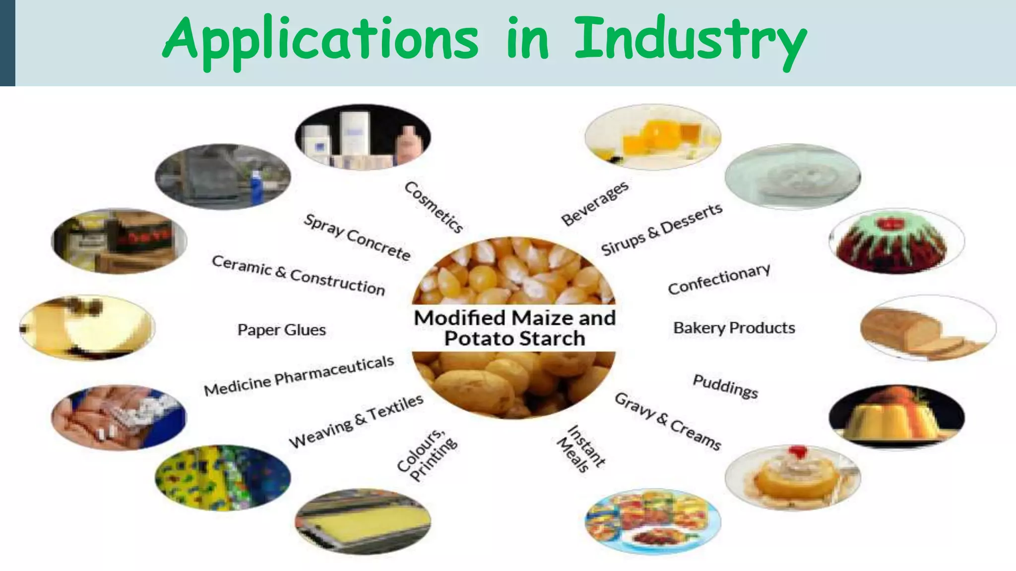 Starch manufacturing from Corn and Industrial Application | PPTX