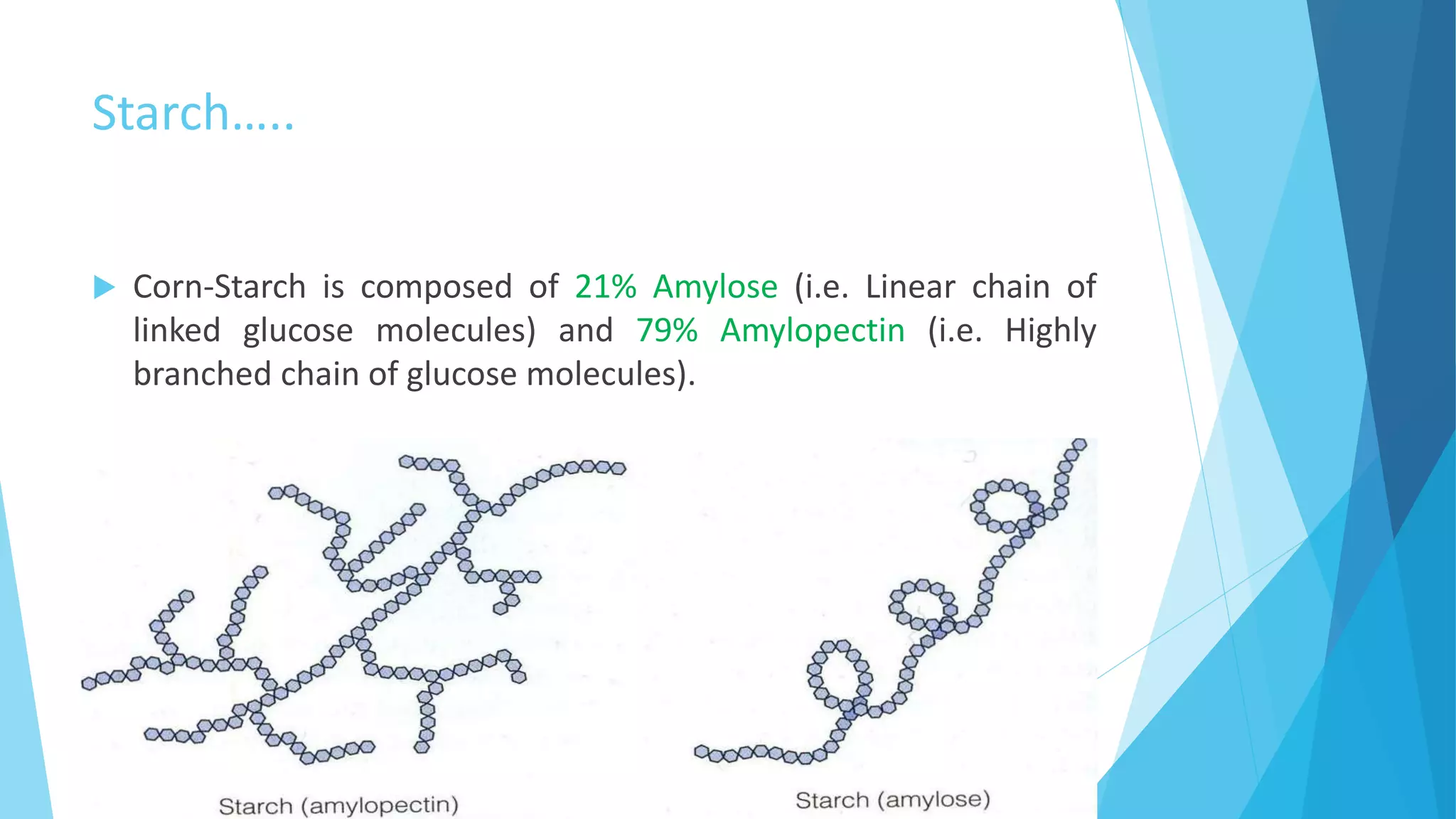 Starch manufacturing from Corn and Industrial Application | PPTX