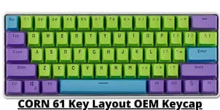 Corn 61 key layout oem keycap | PDF