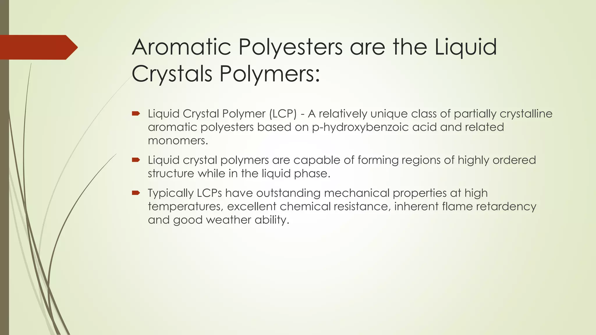 Corn and Aromatic Polyester fibers | PPTX