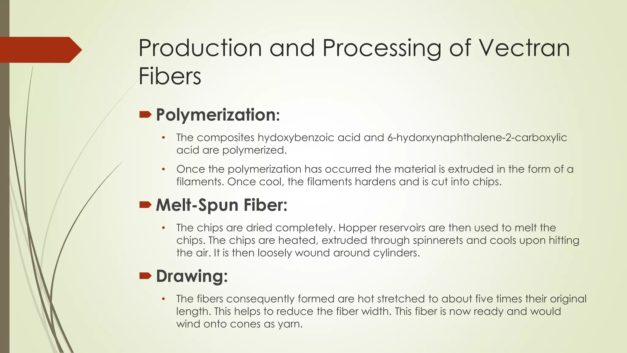 Corn and Aromatic Polyester fibers | PPTX