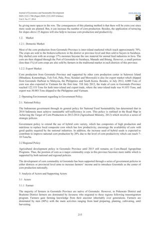 Corn commodity value chain analysis and strategy in | PDF
