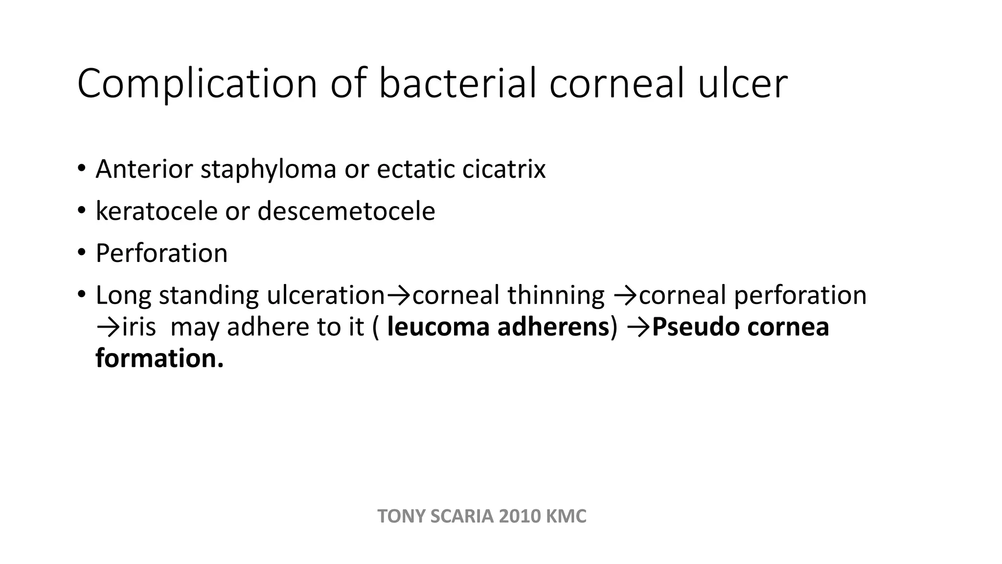 Cornea REVISION NOTES | PPT