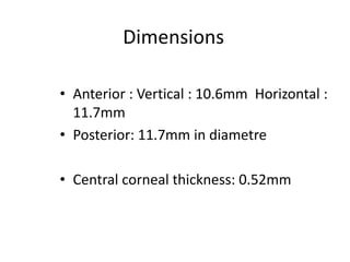CORNEA.anatomy of cornea .ophthalmology lecture | PPT