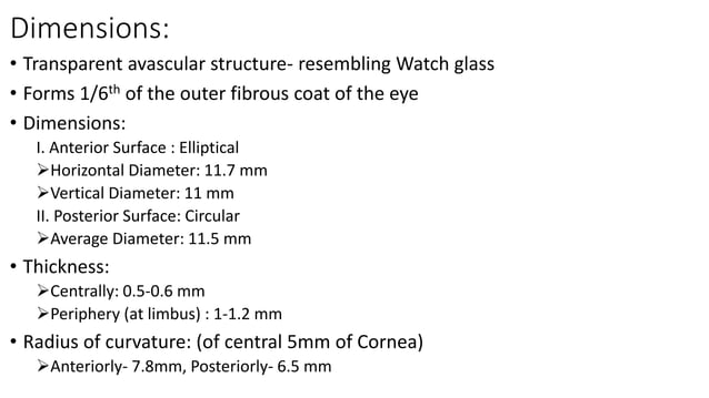 Cornea- Anatomy & Physiology.pptx