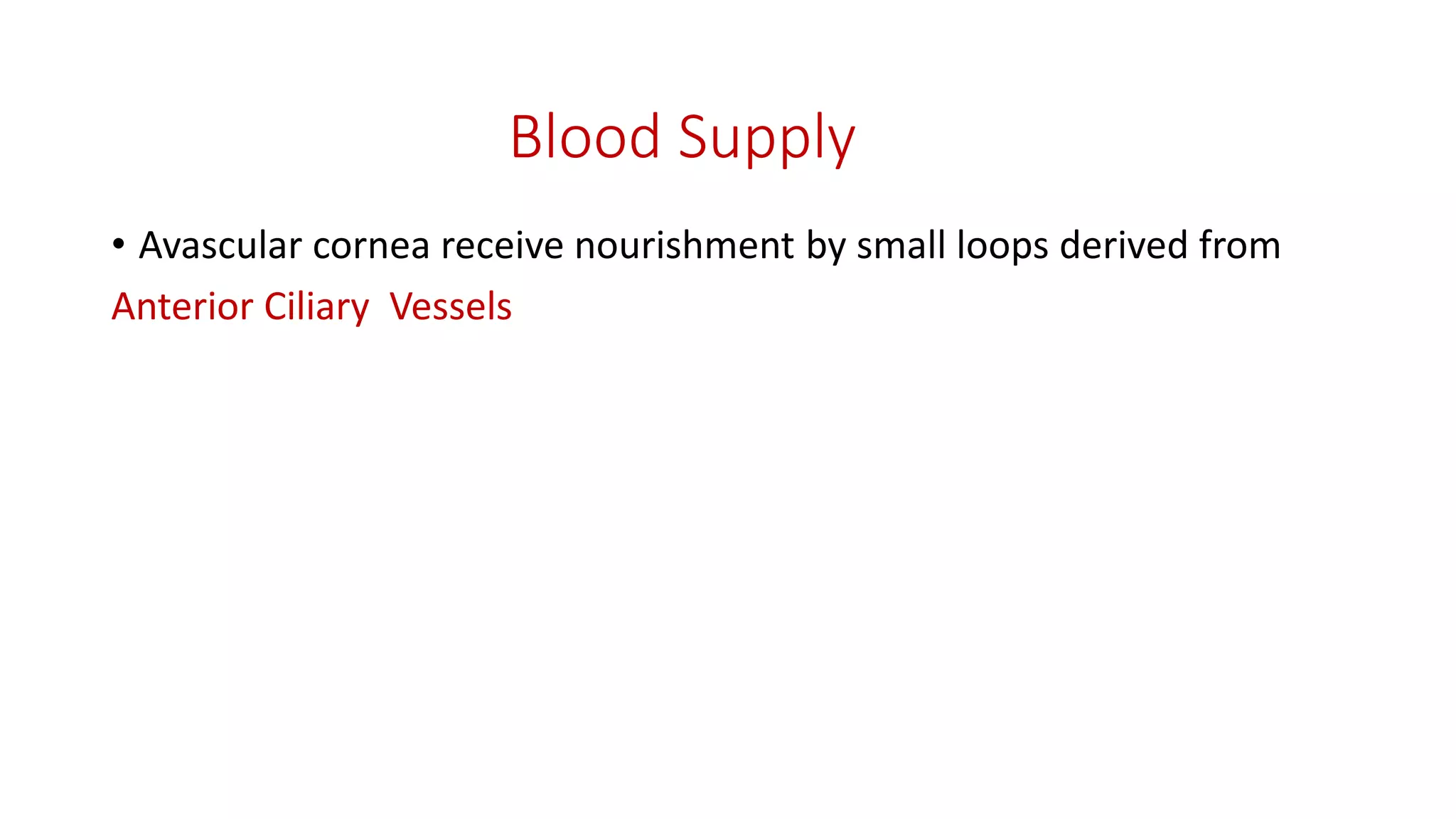 Cornea anatomy & physiology | PPTX