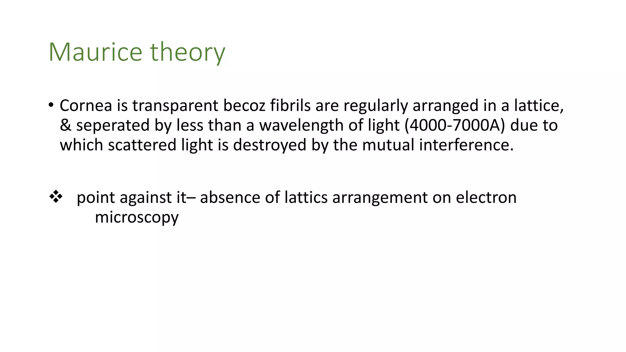 Cornea anatomy & physiology | PPTX