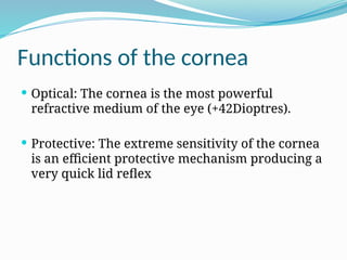 CORNEA DISORDERS.pptx opacities of cornea | PPT