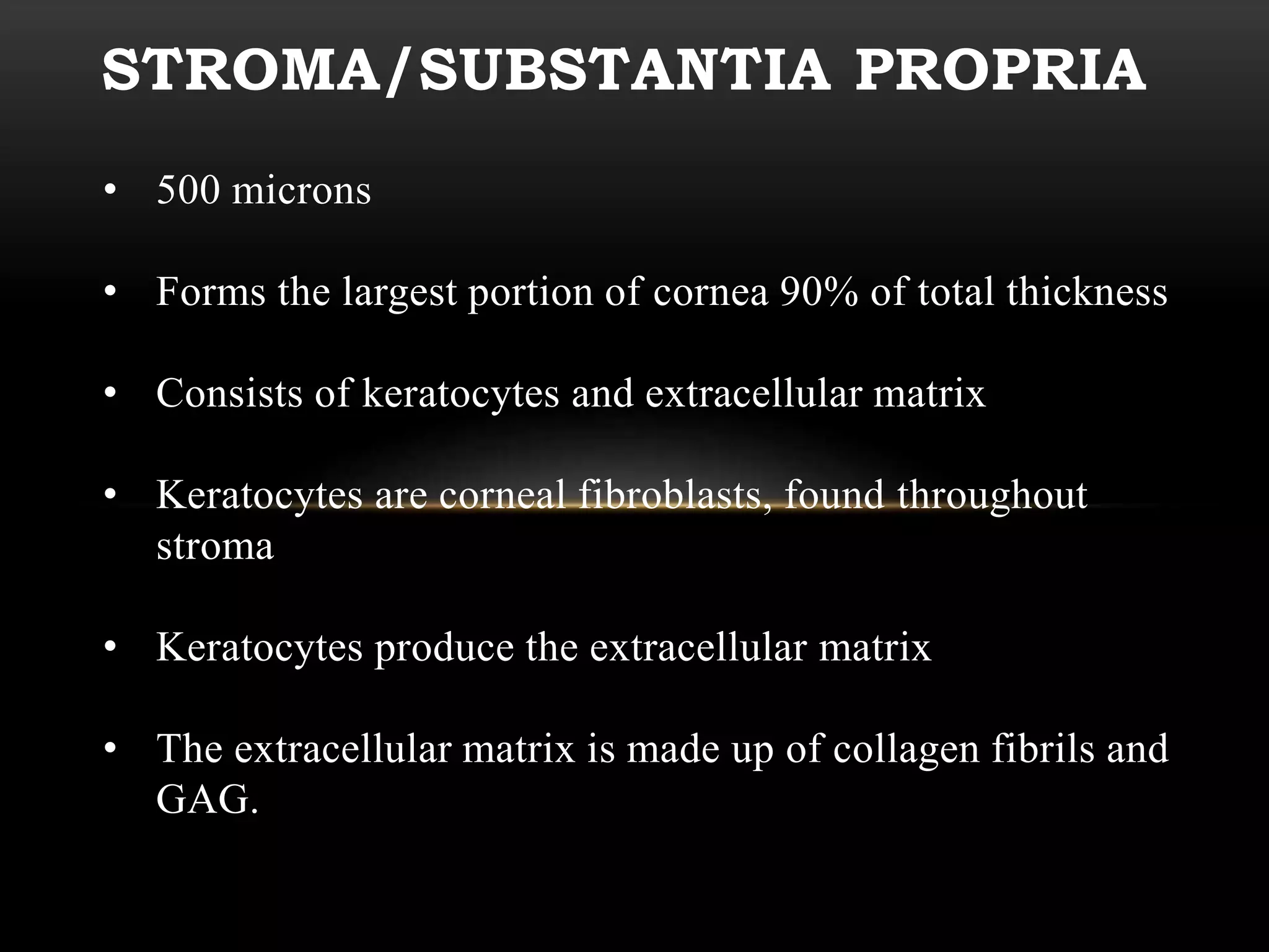 Corneal anatomy and physiology 2 | PPTX