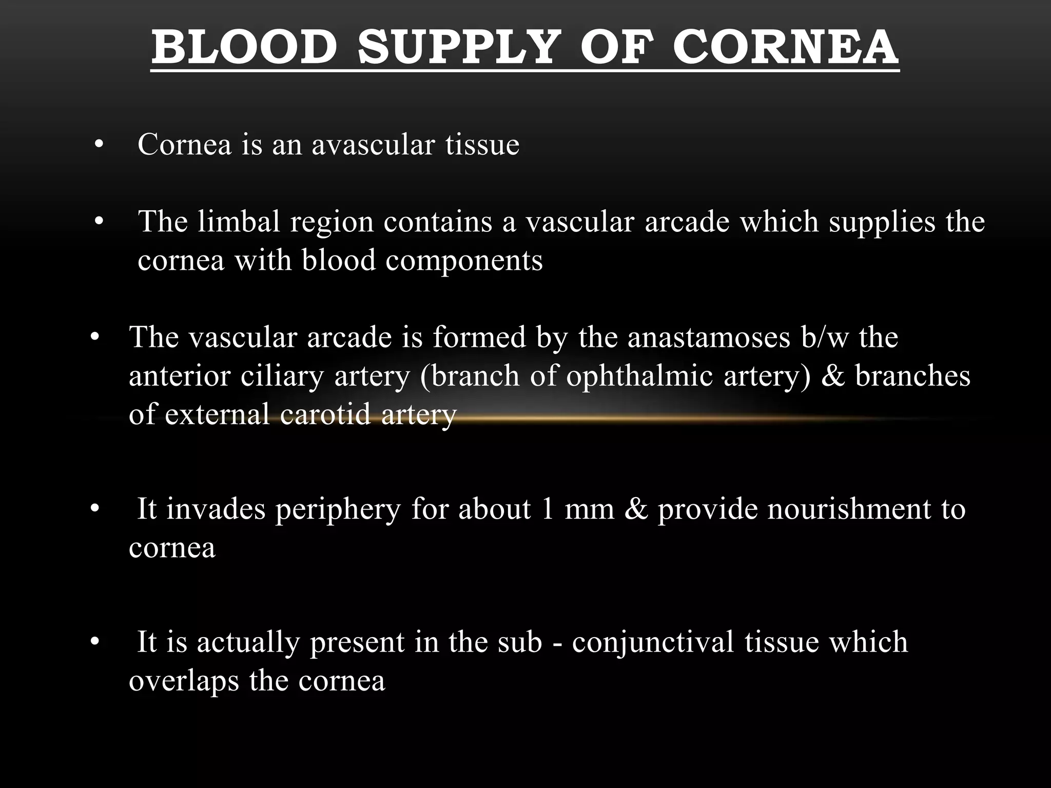 Corneal anatomy and physiology 2 | PPTX