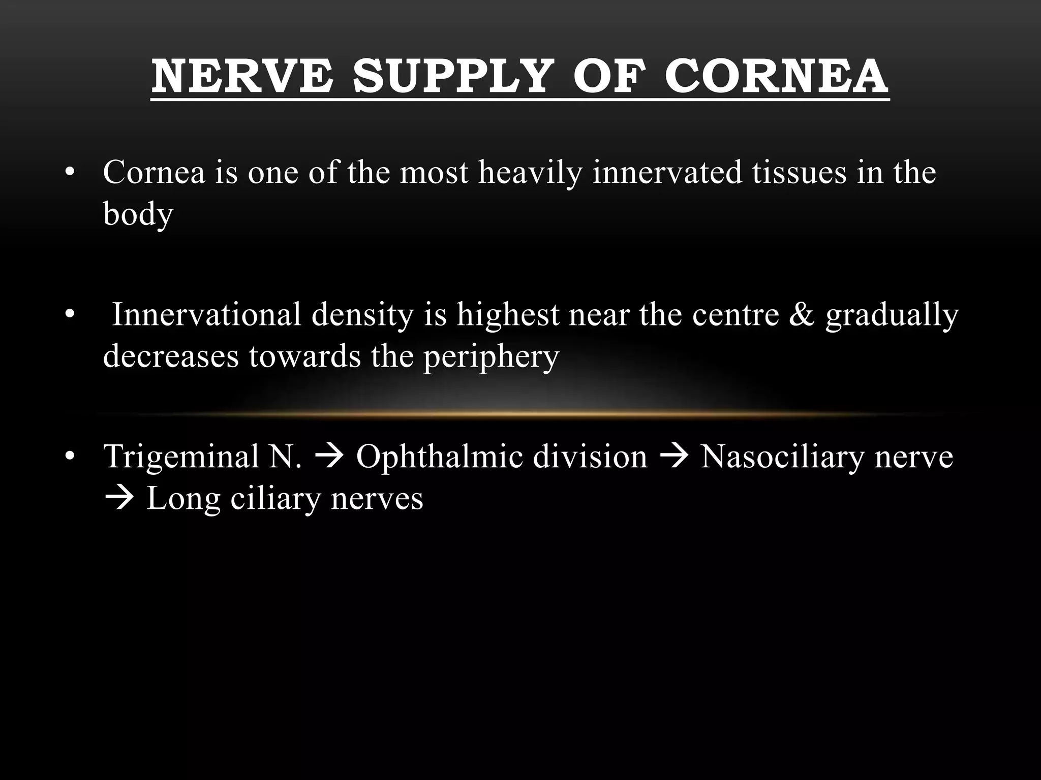 Corneal anatomy and physiology 2 | PPTX