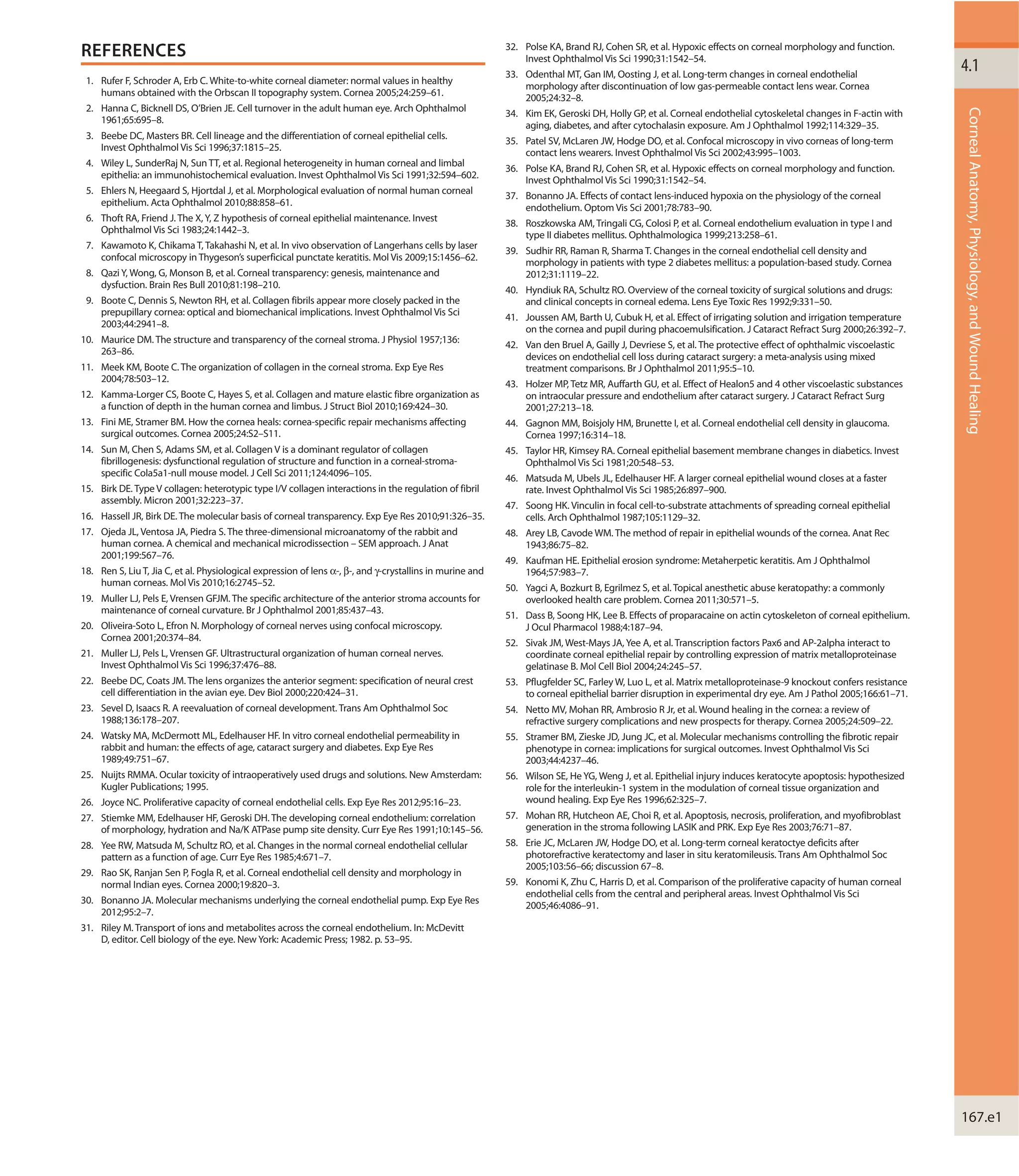 Corneal anatomy physiology and wound healing | PDF