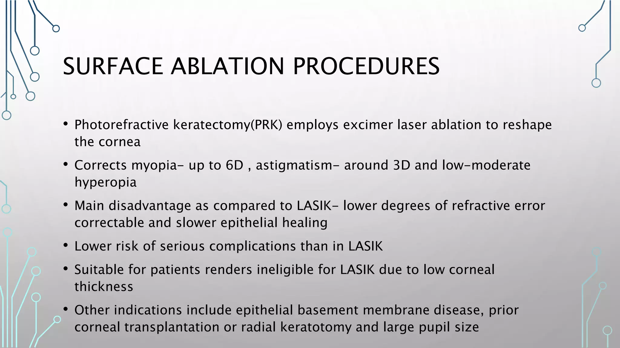 CORNEAL AND REFRACTIVE SURGERY | PPTX