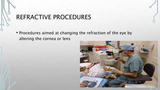 CORNEAL AND REFRACTIVE SURGERY | PPTX