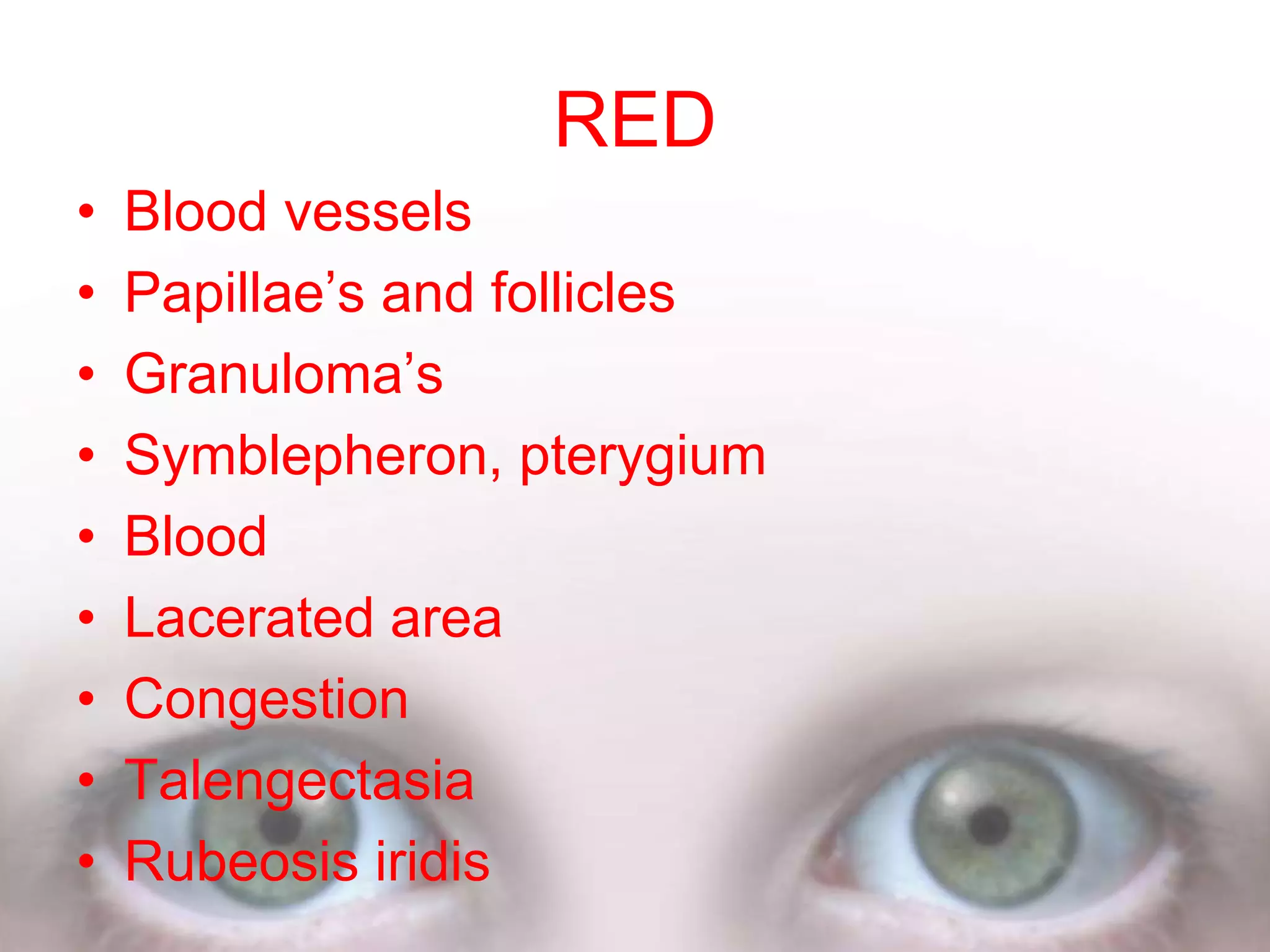 Eye colour coding | PPTX
